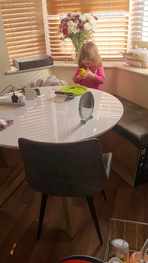 Little Girls Finds Out She Doesn't Like ... | Stock Video | Pond5