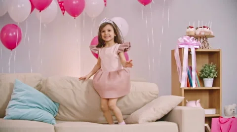 Jumping On Couch Stock Footage ~ Royalty Free Stock Videos | Pond5