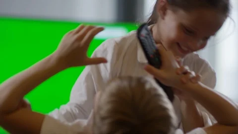 Siblings Fighting Stock Video Footage | Royalty Free Siblings Fighting ...