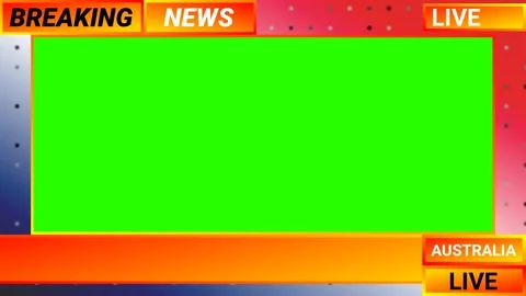 live Australia News background animation | Stock Video | Pond5