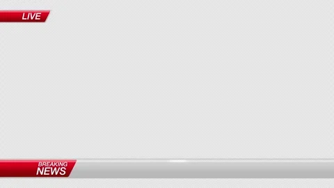 Live Breaking News Lower Thirds Entry An... | Stock Video | Pond5
