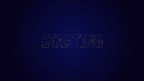 Live stream starting soon text animation... | Stock Video | Pond5