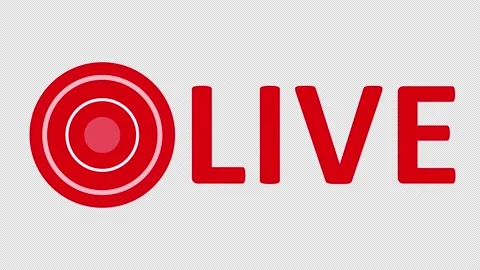 Live streaming icon animation. | Stock Video | Pond5