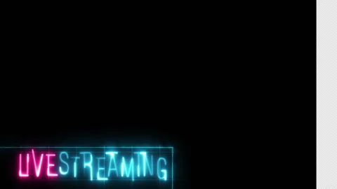Live Streaming Lower Thirds Neon Animati... | Stock Video | Pond5