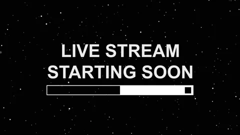 Live streaming starting soon animation | Stock Video | Pond5