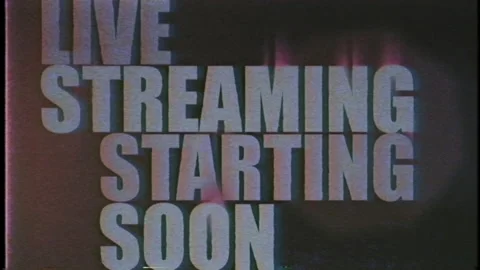 Live Streaming starting soon screen with... | Stock Video | Pond5