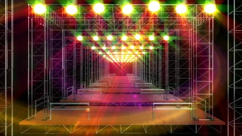 live studio stage light glow loop animat... | Stock Video | Pond5