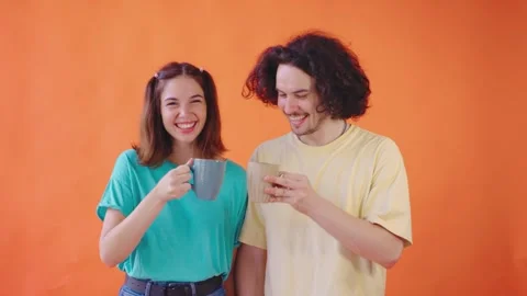 A lively and joyful group of friends is ... | Stock Video | Pond5