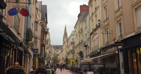 Lively City Centre Of The Historical Tow... | Stock Video | Pond5