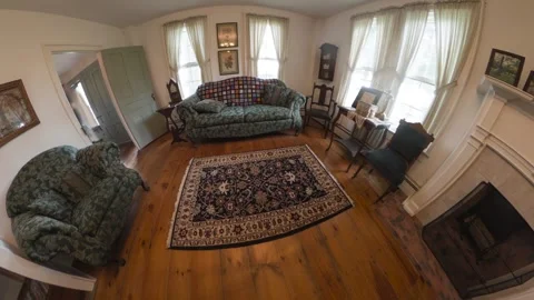 Living Room in the Original Historic Hou... | Stock Video | Pond5
