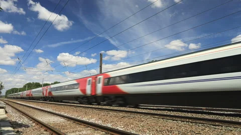LNER 82 class DVT East Coast Main Line, ... | Stock Video | Pond5