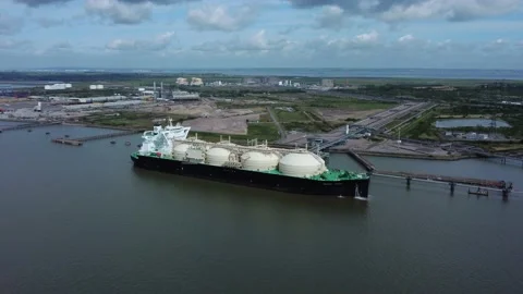 LNG tanker Marvel Heron | Stock Video | Pond5