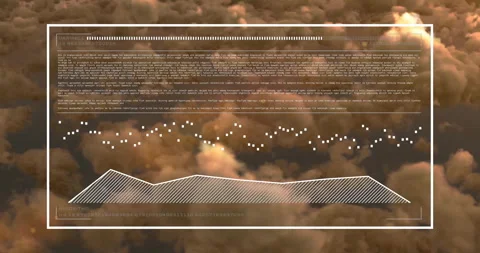 On load HUD overlay fading border, showi... | Stock Video | Pond5