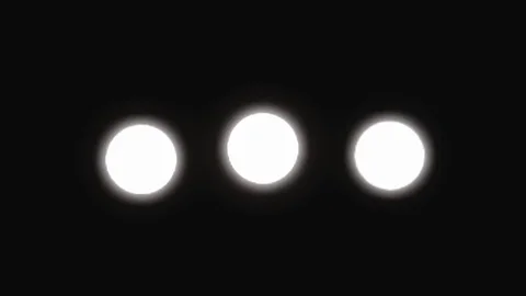 Loader spinner three dots central | Stock Video | Pond5