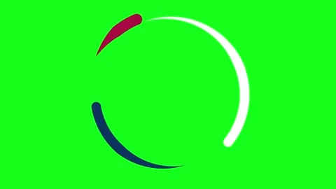 Red Circle Green Screen Stock Video Footage | Royalty Free Red Circle ...