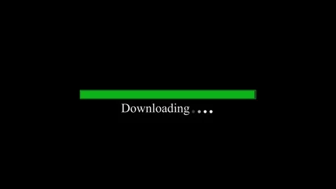 Loading animation bar loading complete p... | Stock Video | Pond5