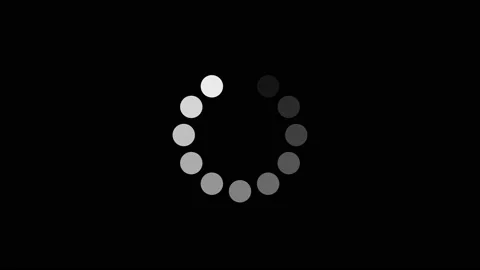 Loading animation. Loading circle icon ... | Stock Video | Pond5