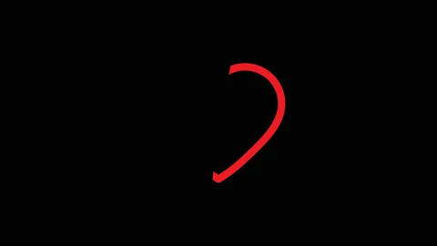 Loading animation. Loading heart icon on... | Stock Video | Pond5