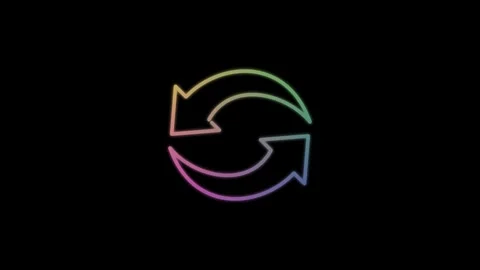 loading arrow sign circle reload animati... | Stock Video | Pond5