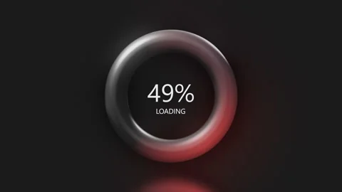 Loading background with red color and pe... | Stock Video | Pond5