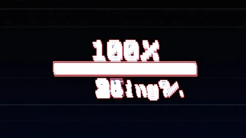 Loading Bar and 2024 Glitch Text Animati... | Stock Video | Pond5