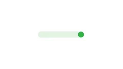 Loading Bar Animation Isolated on a Gree... | Stock Video | Pond5