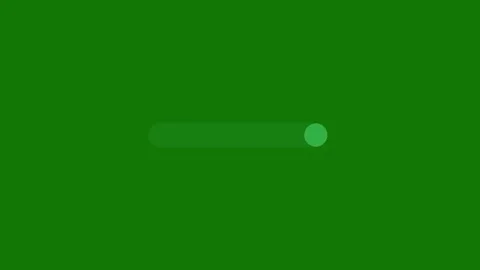 Loading Bar Animation Isolated on a Gree... | Stock Video | Pond5