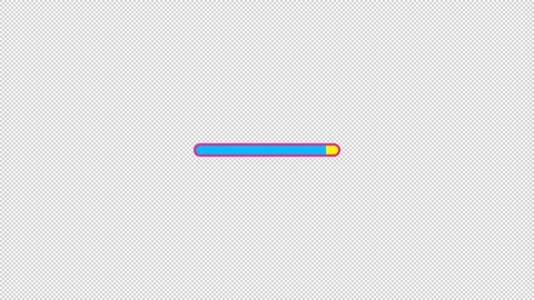 Loading bar Animation transparent with A... | Stock Video | Pond5
