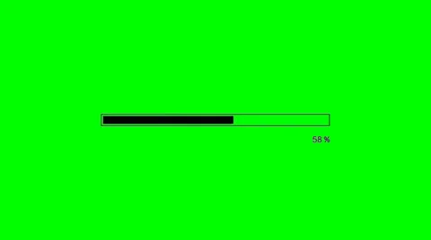 Loading Bar Animations - green screen | Stock Video | Pond5