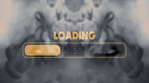 Loading bar on a gray background. Motion... | Stock Video | Pond5