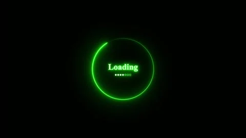 Loading Bar Neon Stock Footage ~ Royalty Free Stock Videos | Pond5