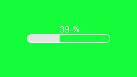 Loading Bar Percentage Animation Alpha C... | Stock Video | Pond5