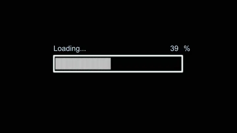 Loading Download Bar Stock Footage ~ Royalty Free Stock Videos | Pond5