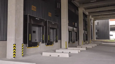 Loading Bays at New Distribution Warehou... | Stock Video | Pond5