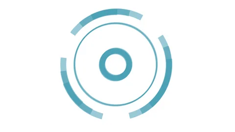 Loading blue circle on white background ... | Stock Video | Pond5