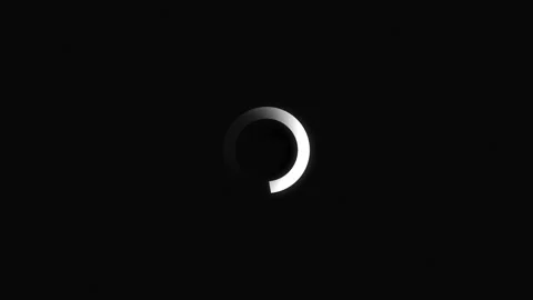 Loading, buffering circle 4k animation | Stock Video | Pond5