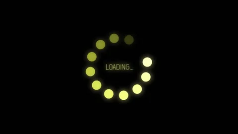Loading Circle. Animated dots fading in ... | Stock Video | Pond5