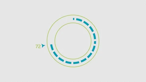 Loading circle animation. Animation gree... | Stock Video | Pond5