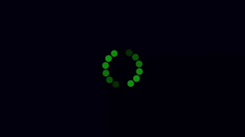 Loading Circle Animation on Black Backgr... | Stock Video | Pond5