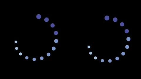 loading circle animation set with sidewa... | Stock Video | Pond5