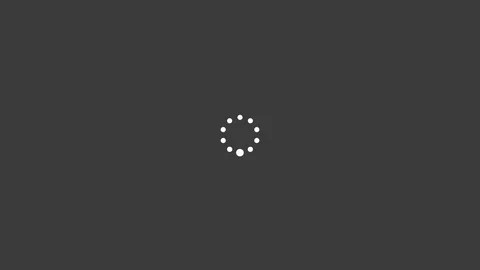 Loading circle on gray background | Stock Video | Pond5