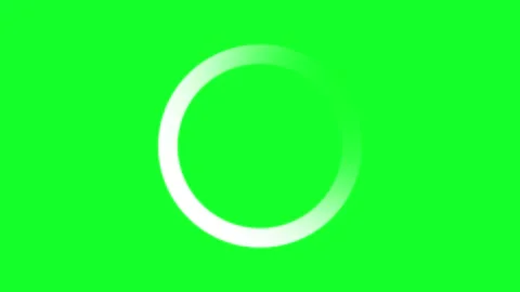 Loading Circle on Green Screen Isolated.... | Stock Video | Pond5