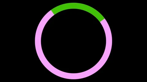 Loading circle icon animation on black b... | Stock Video | Pond5