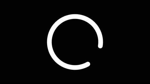 Loading circle icon animation isolated o... | Stock Video | Pond5