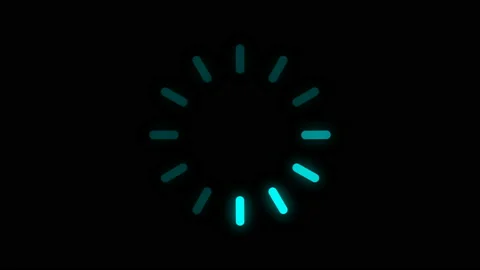 Loading circle icon animation isolated o... | Stock Video | Pond5