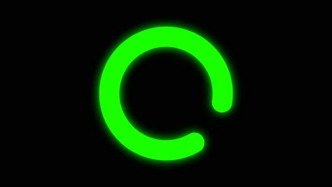 Loading circle icon animation isolated o... | Stock Video | Pond5
