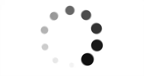 loading circle icon on white background ... | Stock Video | Pond5