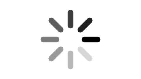 Loading circle icon on white background. | Stock Video | Pond5