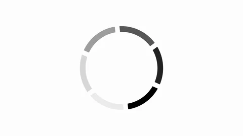 Loading circle icon on white background ... | Stock Video | Pond5