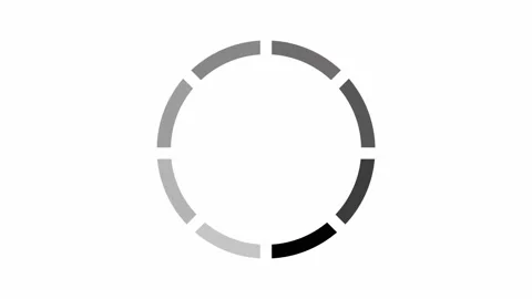 Loading circle icon on white background ... | Stock Video | Pond5